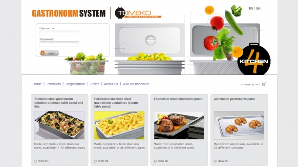 Gastronormi portfolio Vasil Tsintsev | Web Developer